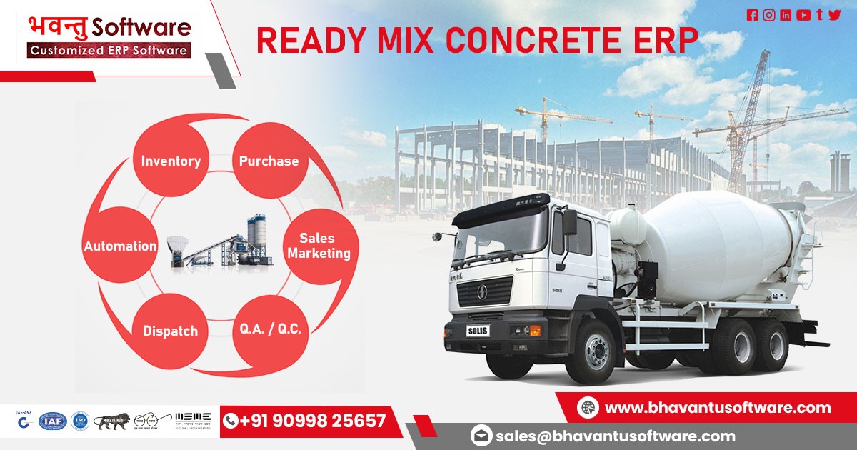 Ready Mix Concrete ERP Software in Bengaluru - Bhavantu Software