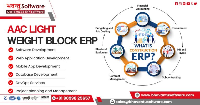 ERP software for AAC blocks in Chennai - Bhavantu Software