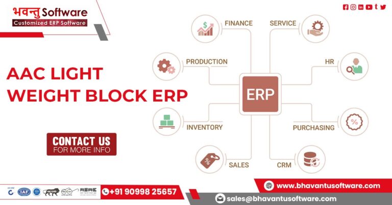 AAC Lightweight Block ERP Solution - Bhavantu Software